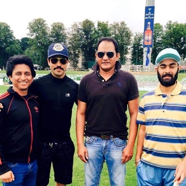 Azhar On the sets Photos
