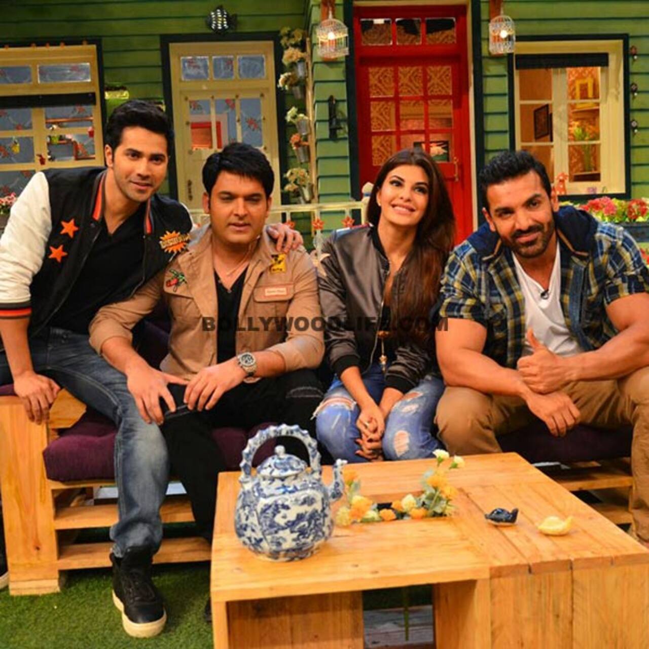 Varun Dhawan, John Abraham and Jacqueline Fernandez promote ‘Dishoom ...