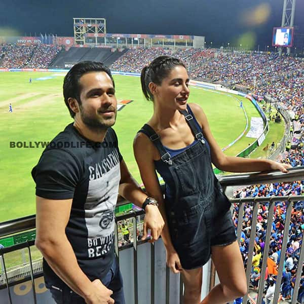 Emraan Hashmi and Nargis Fakhri make IPL stadium their platform to ...
