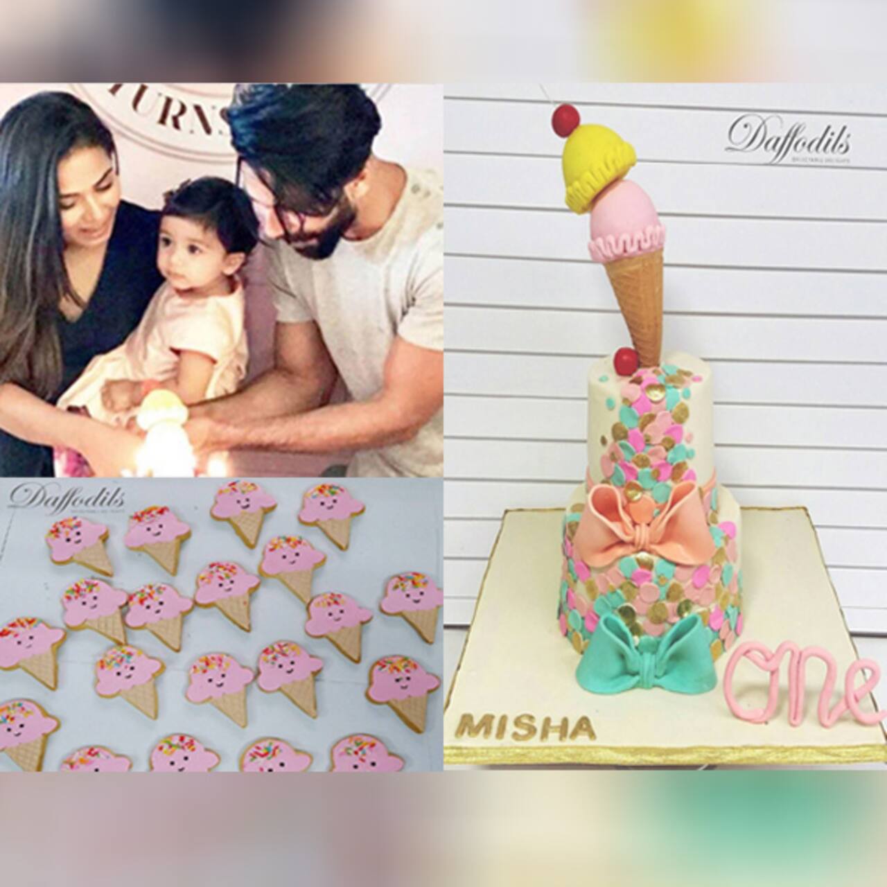Inside pictures: Shahid Kapoor and Mira Rajput cut Misha's first ...
