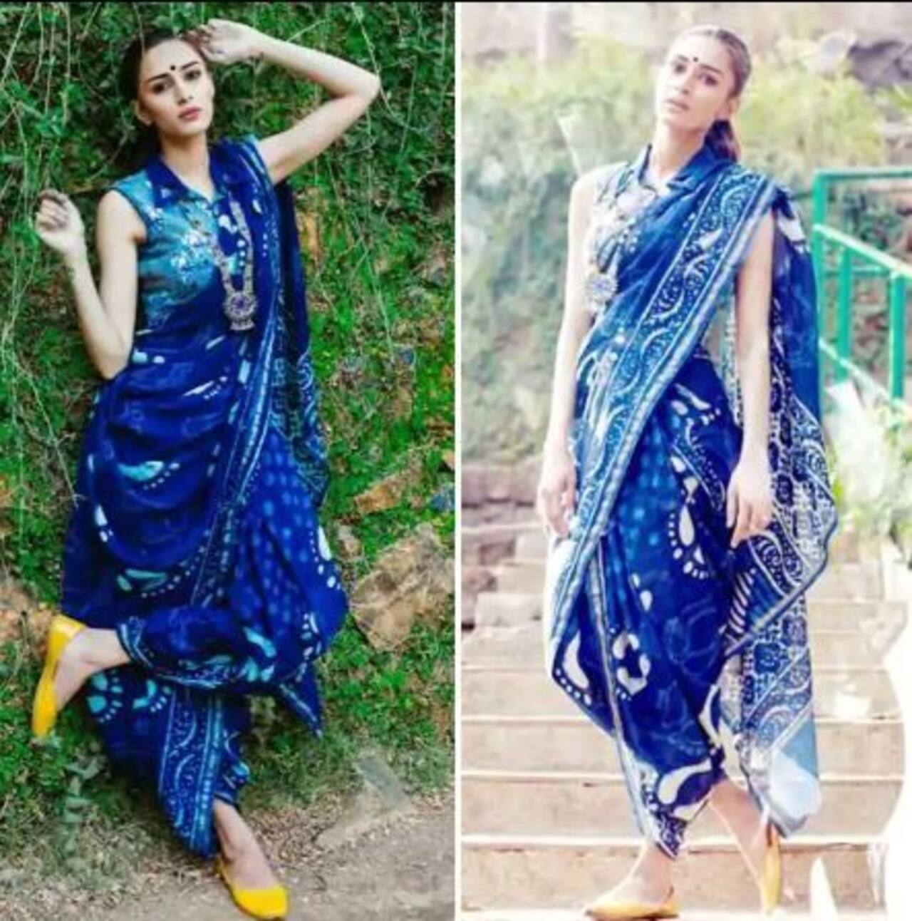 Hina Khan, Erica Fernandes, Karishma Tanna rock the modern saree look