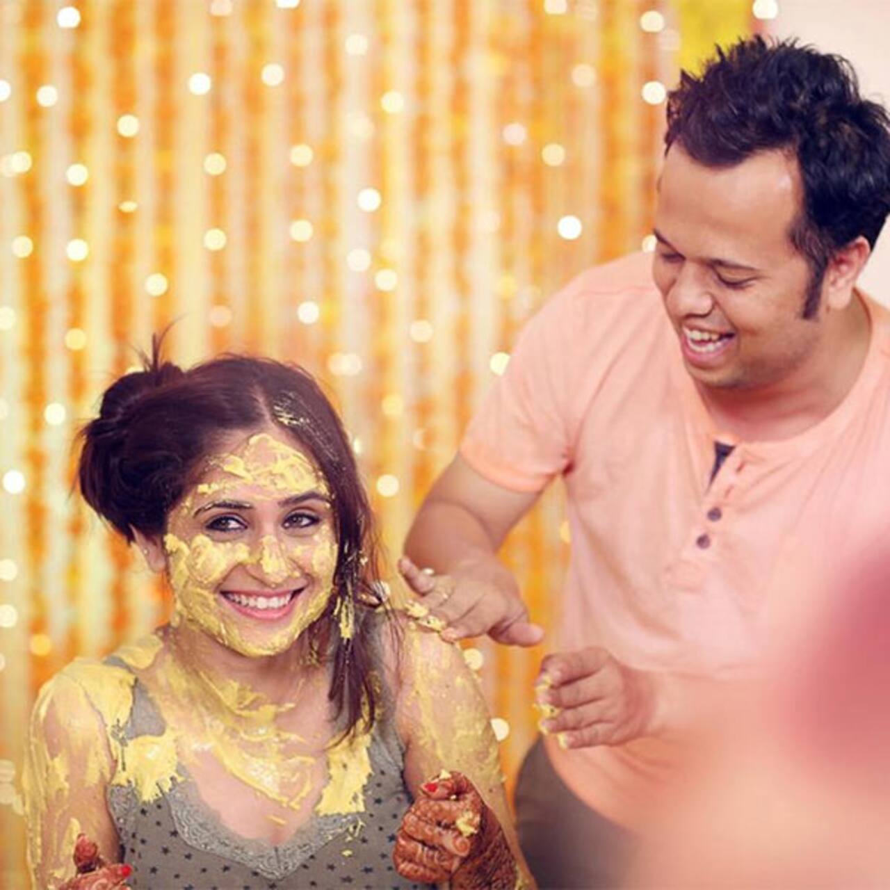 TV actors Mayank Gandhi and Hunar Hali’s wedding pictures look straight ...