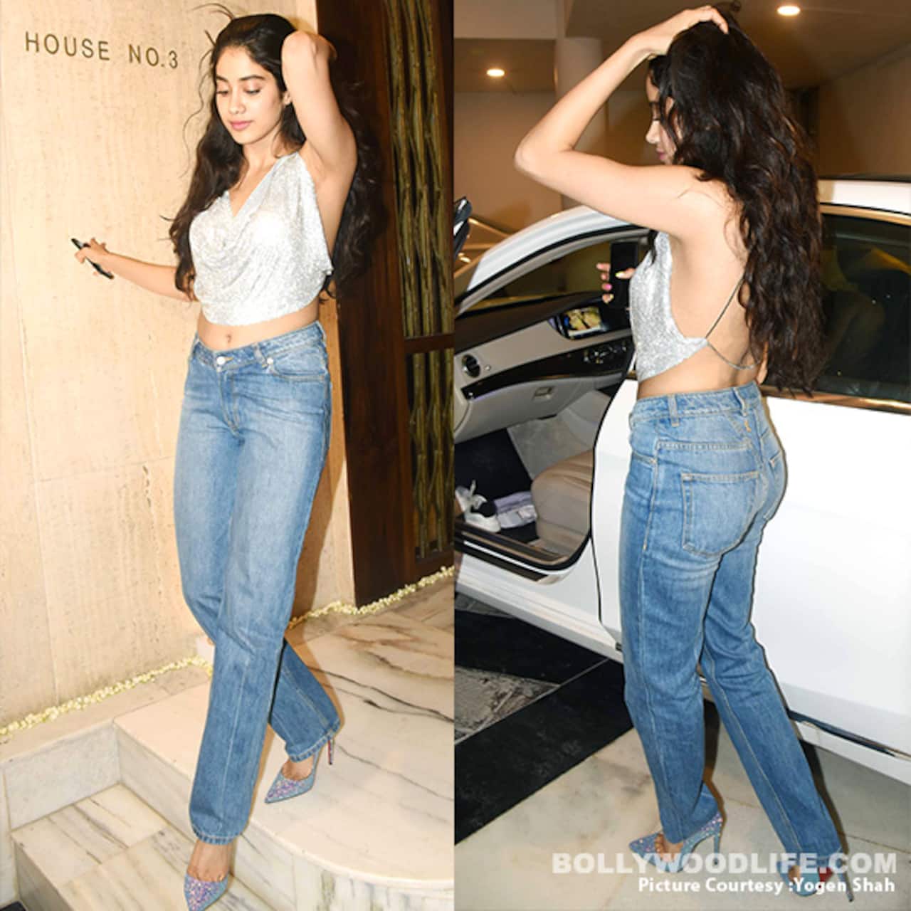Hotness Alert Jhanvi Kapoor Steals The Show As She Flaunts Her Sexy Back At Sridevis Birthday Bash