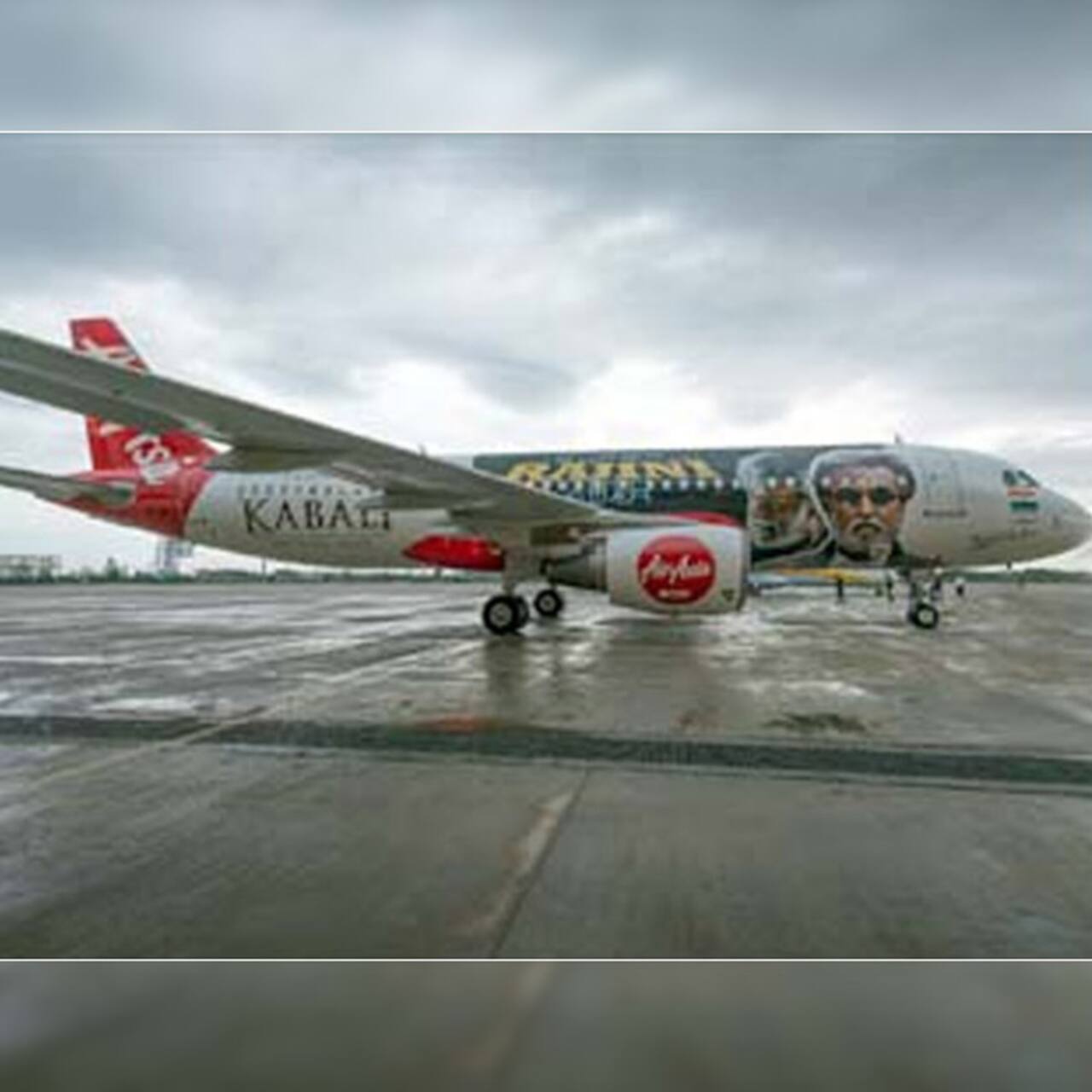 Air Asia brings in ‘Kabali’ customized plane for promotion of superstar ...