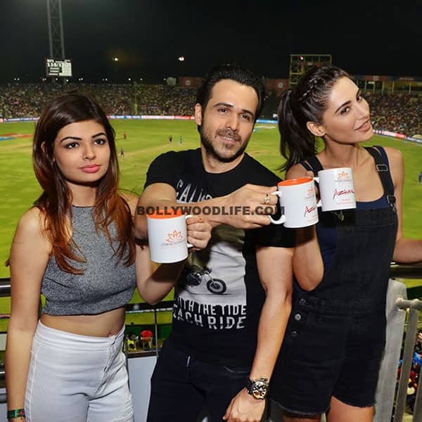 Emraan Hashmi and Nargis Fakhri make IPL stadium their platform to ...