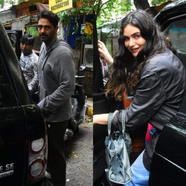 New parents Arjun Rampal and Gabriella Demetriades step out for a lunch ...