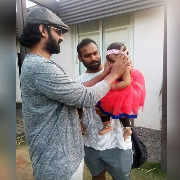 Baahubali actor Prabhas holding a toddler in this picture is breaking ...
