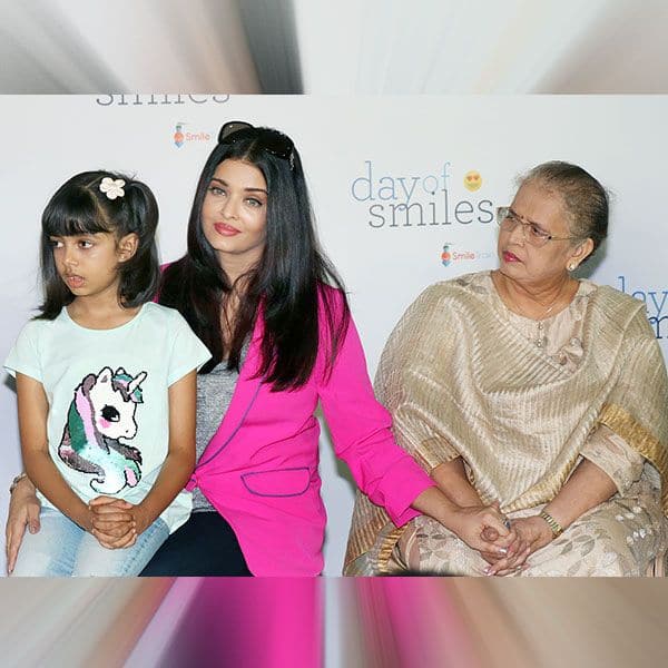 Aishwarya Rai Bachchan, Aaradhya and mom Vrinda attended an event ...