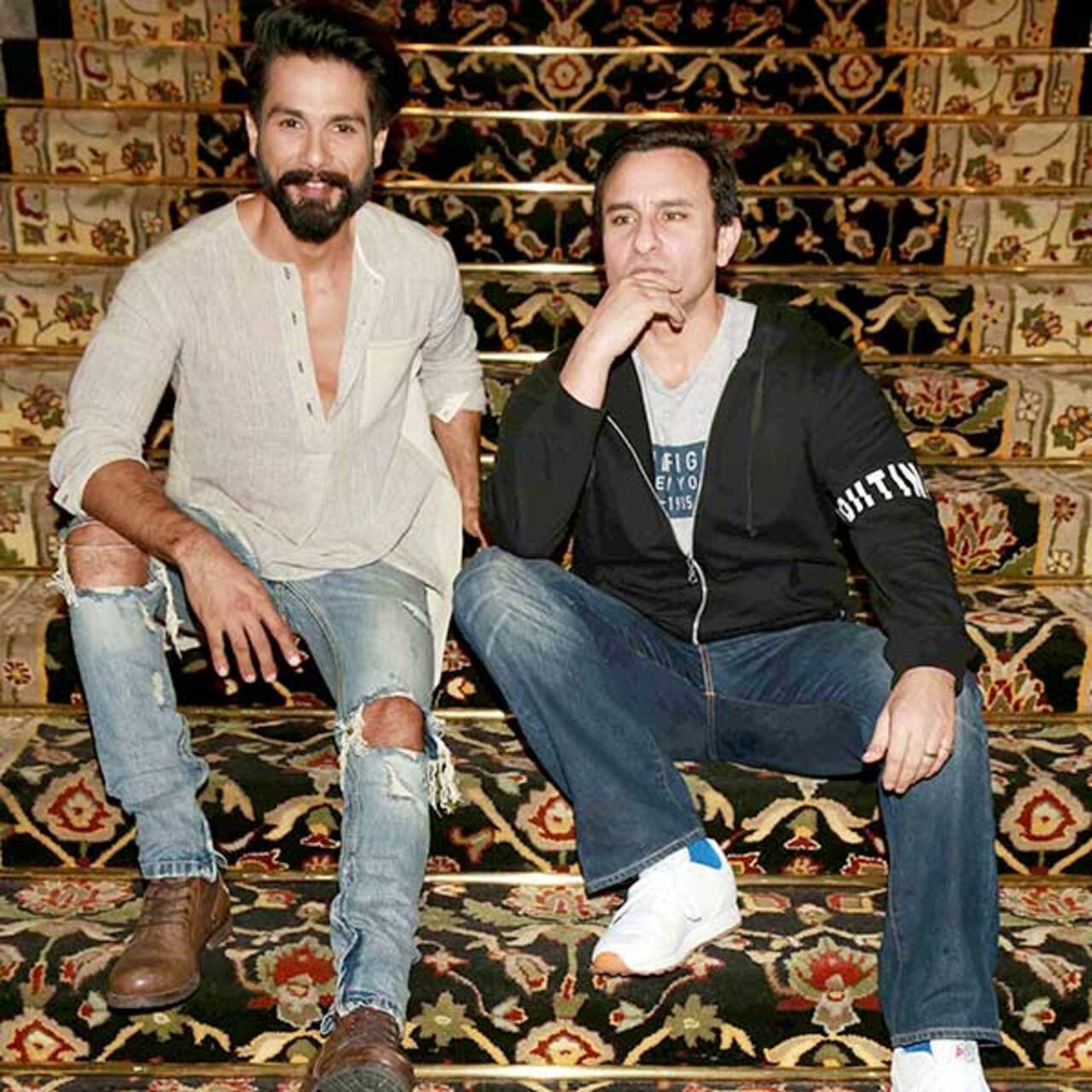 Shahid Kapoor and Saif Ali Khan bonding with each other is a sight ...