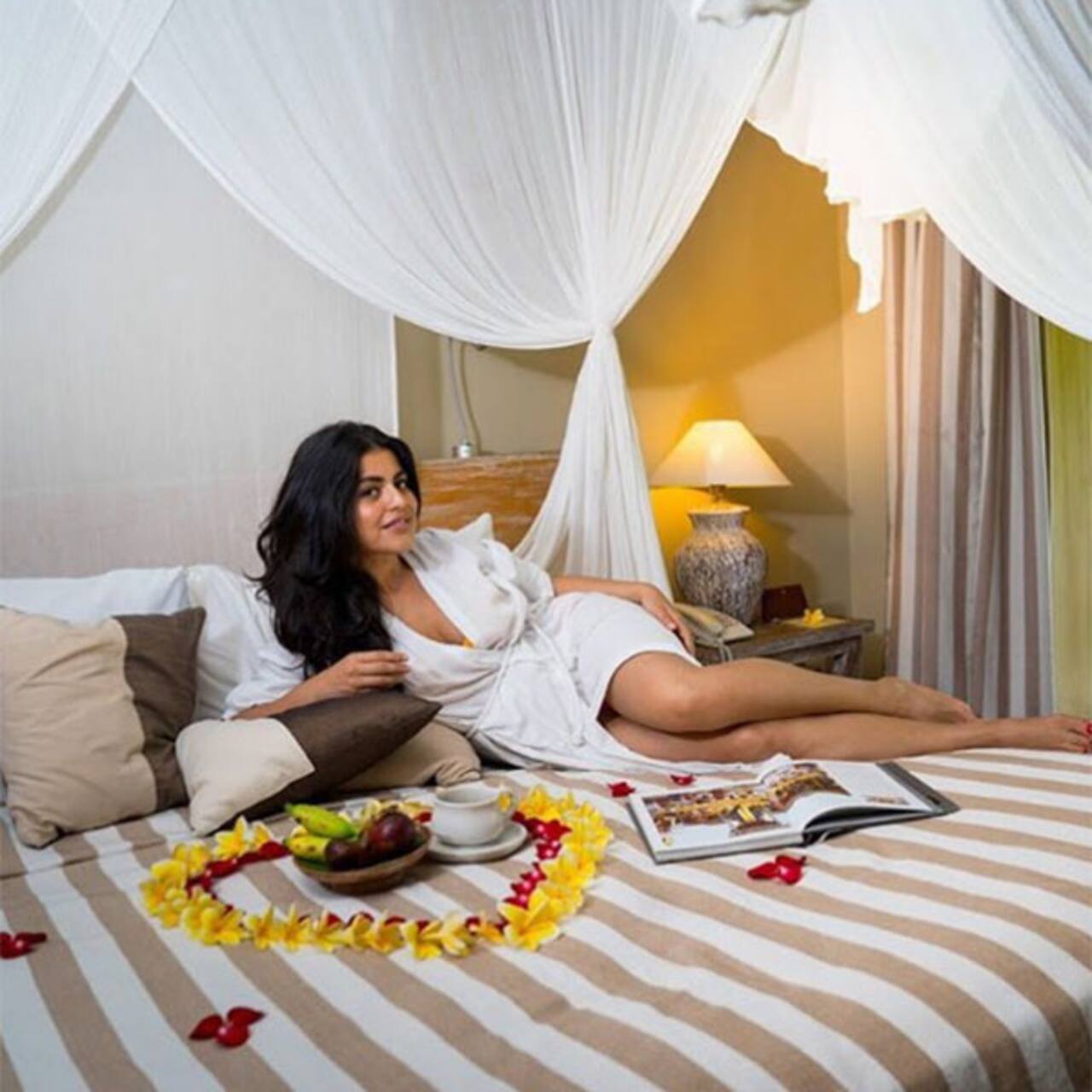 Delly Belly girl Shenaz Treasury shares hot BIKINI pics from her unending round the world trip!