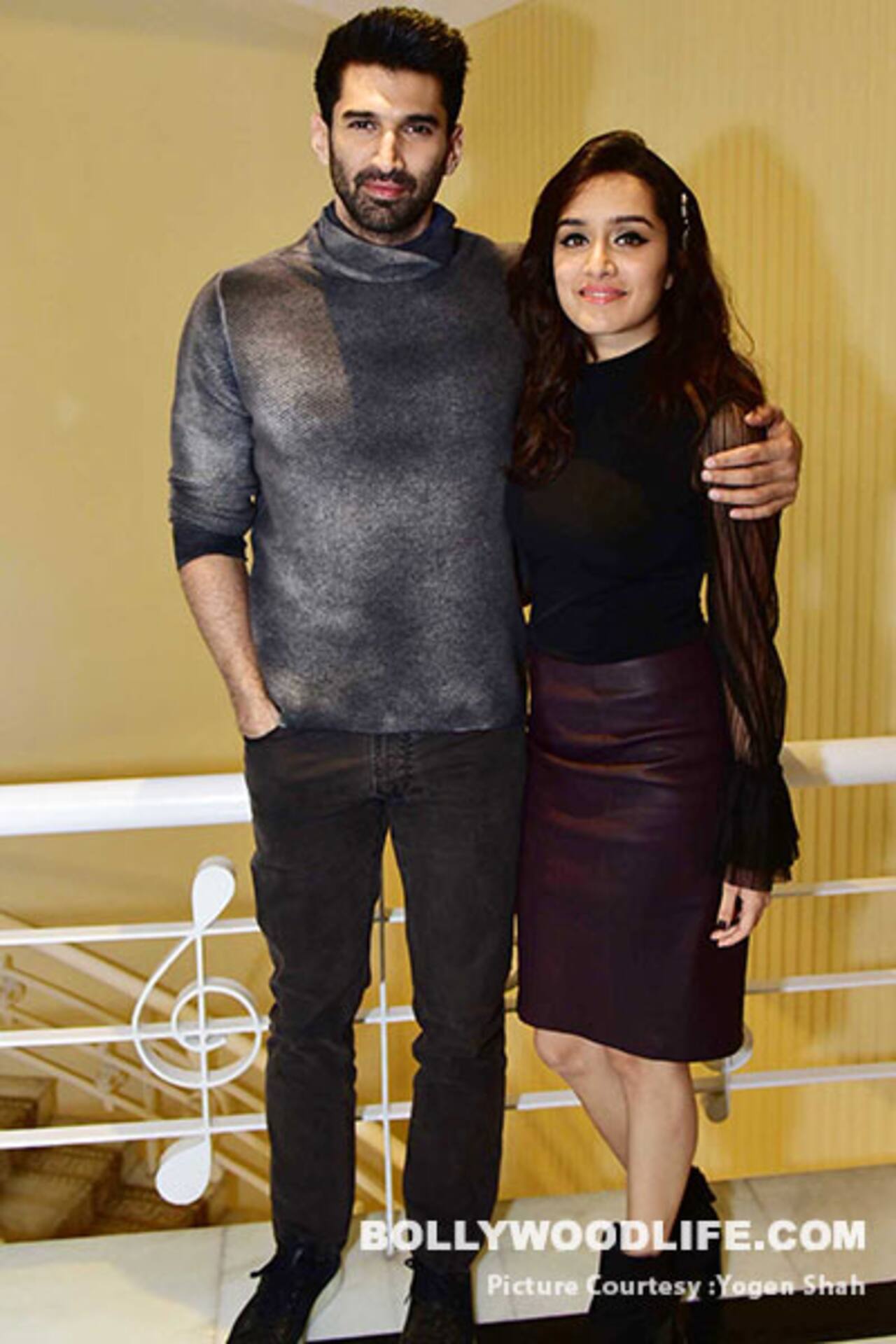 Aditya Roy Kapur and Shraddha Kapoor were all smiles while promoting OK ...