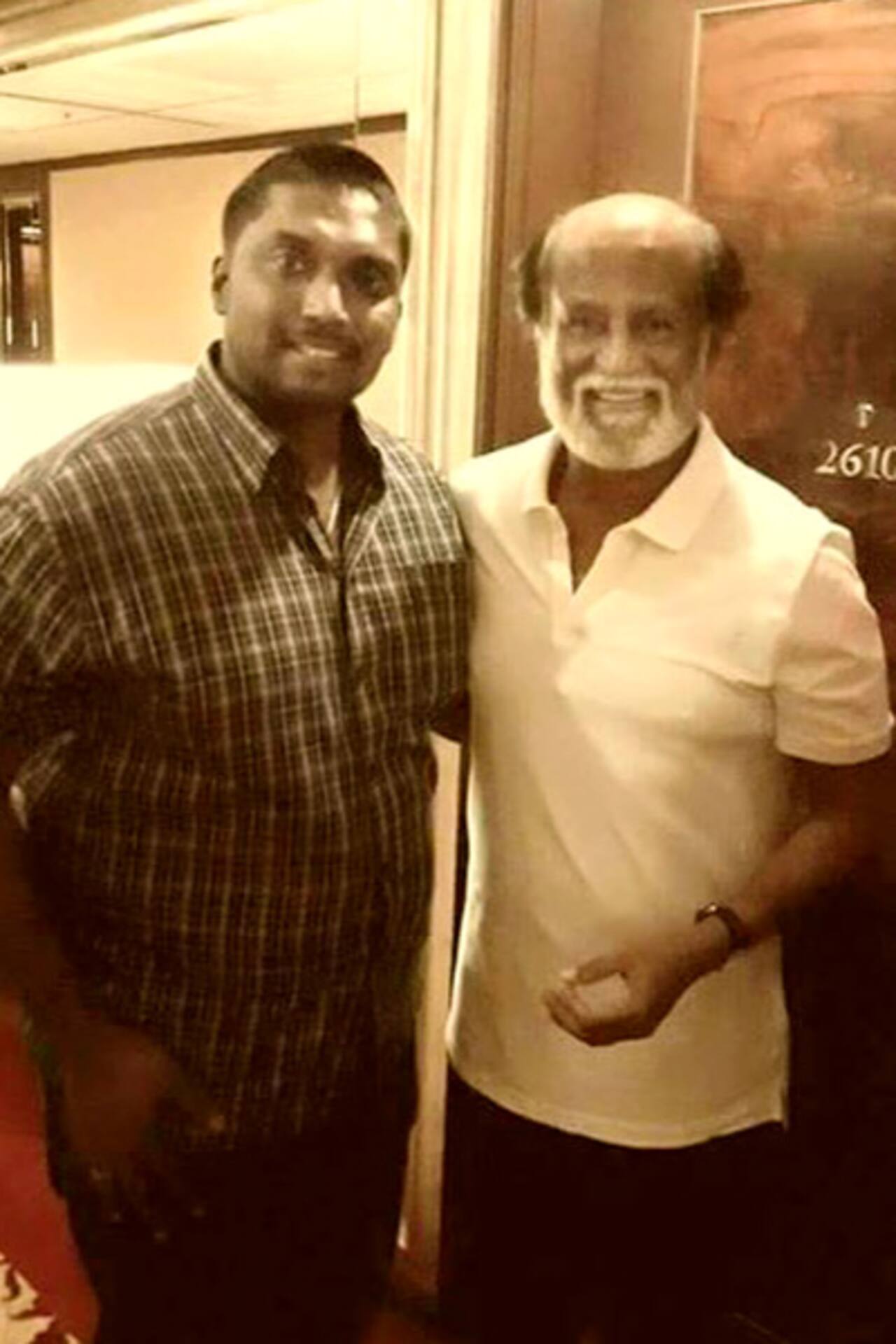 Superstar Rajnikanth meets fans during ‘Kabali’ shoot