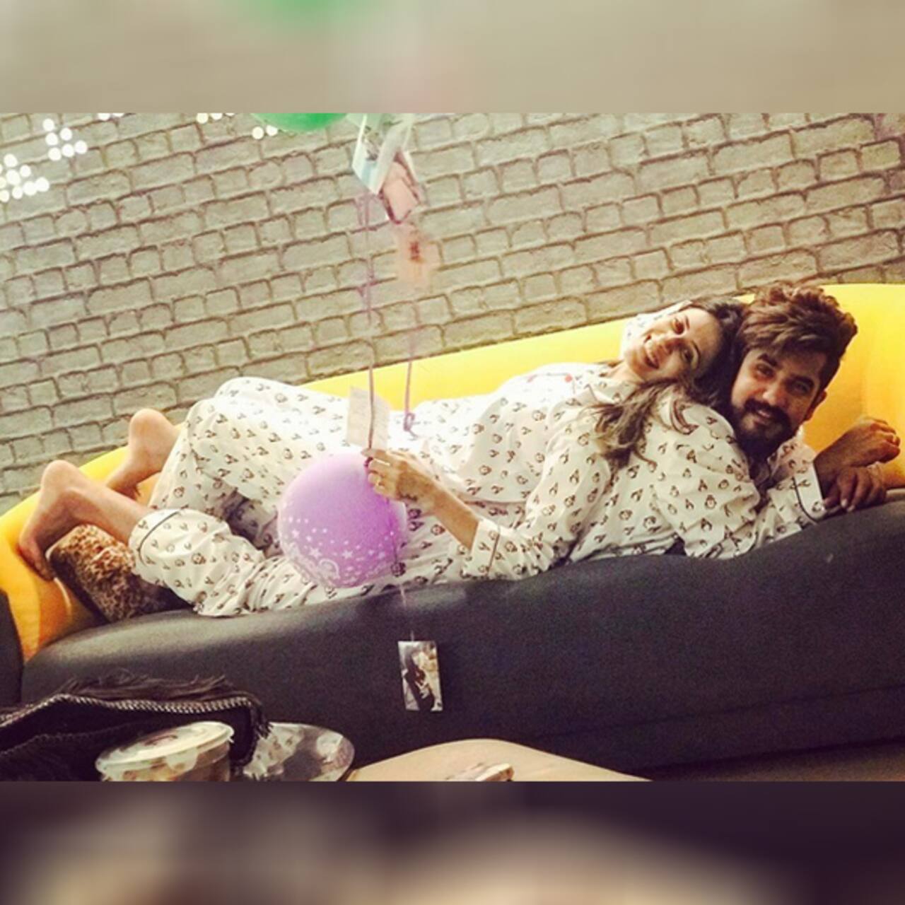 Suyyash Rai and Kishwer Merchant lock lips by the beach, hot photo goes ...